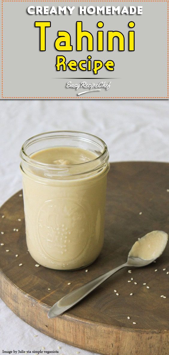 Easy Homemade Tahini