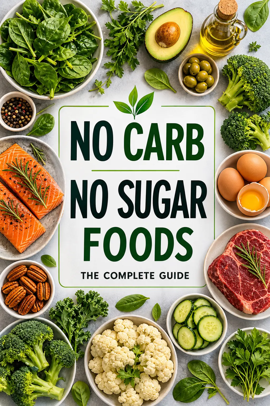 34 Proven Foods With Zero Carbs That Eliminate Sugar Cravings