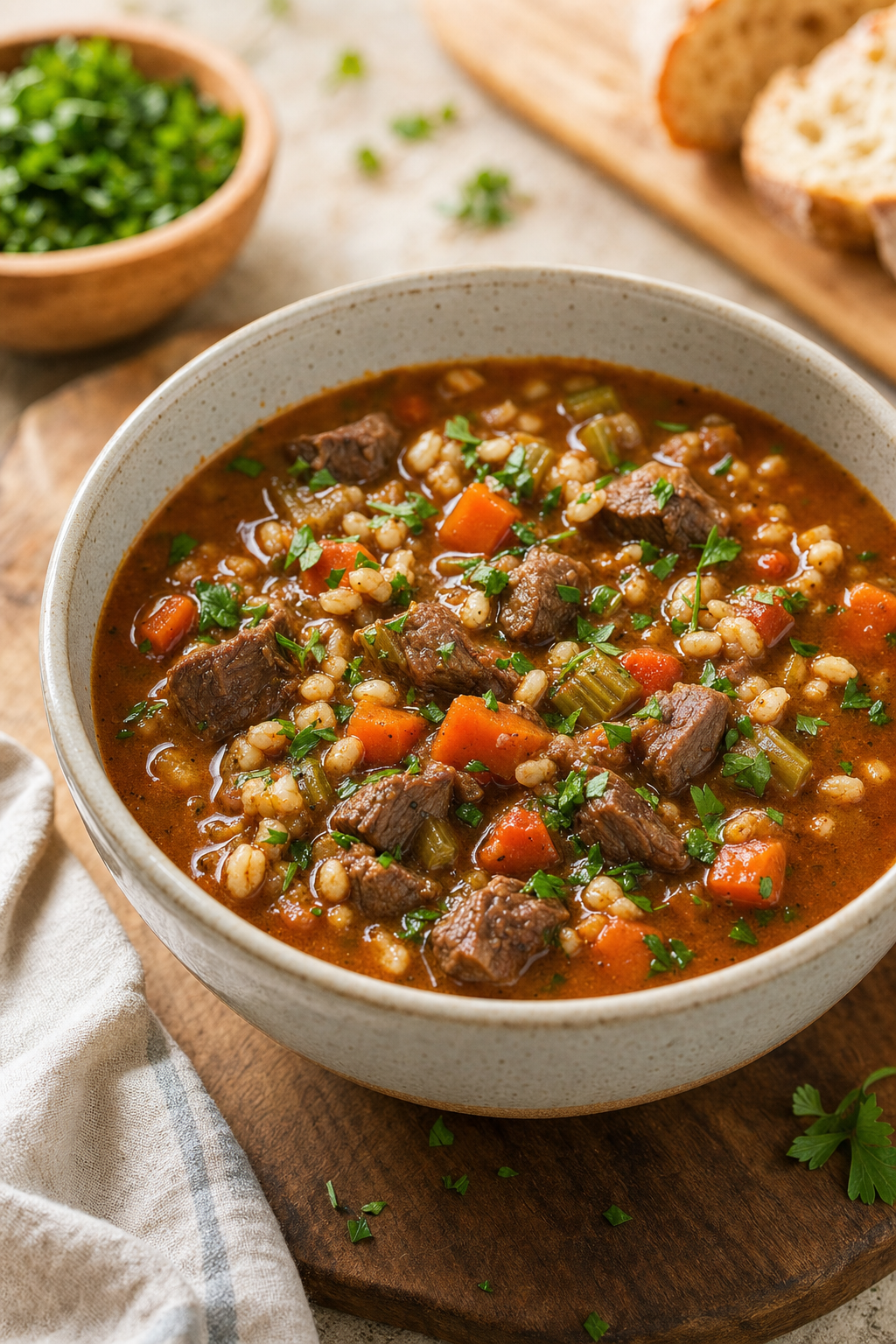 The Ultimate Comforting Beef Barley Soup Recipe